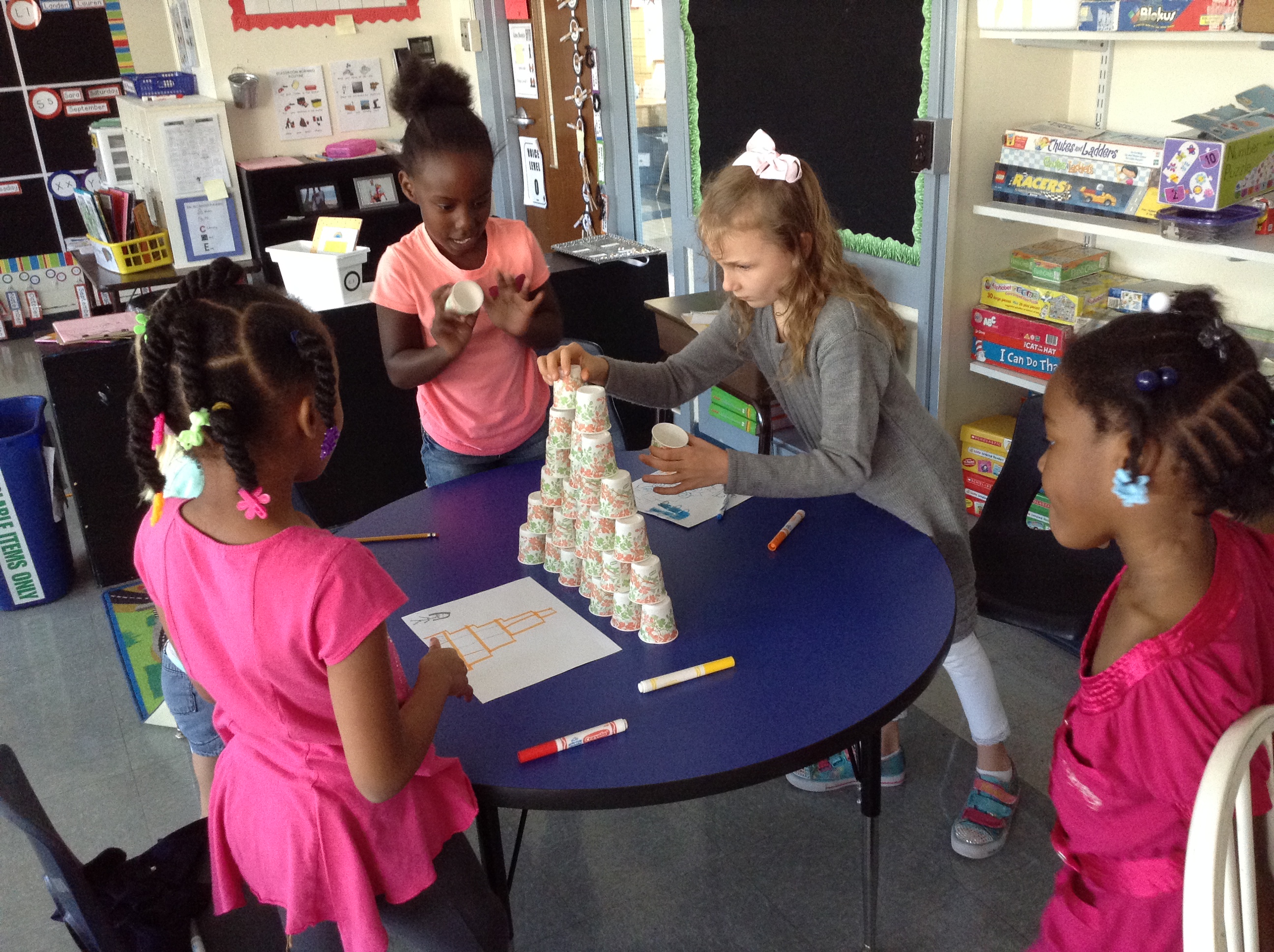 Cup Stacking Challenge | 20somethingkids and 1kookyteacher