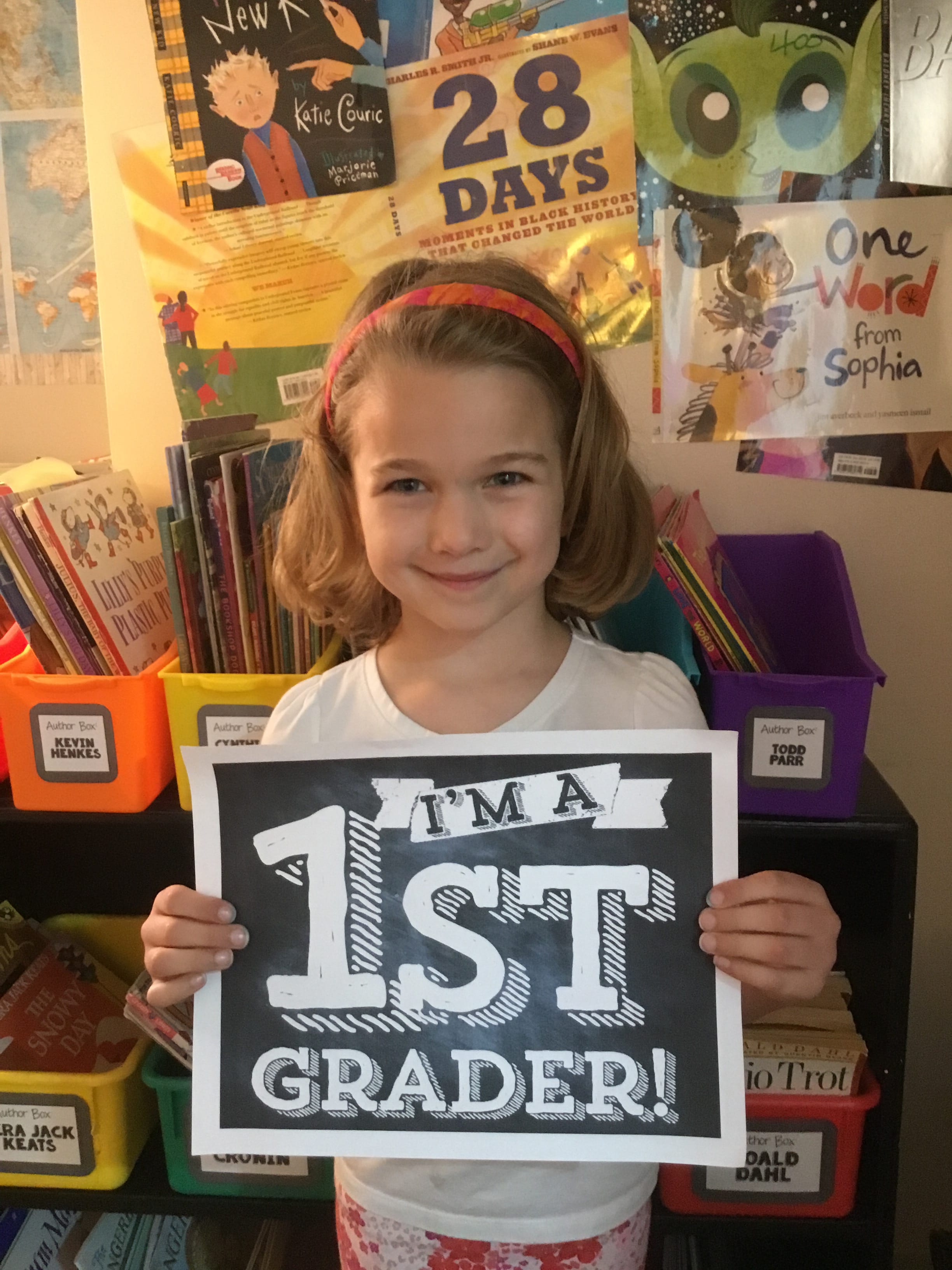 1st Day of 1st Grade 2018! | 20somethingkids and 1kookyteacher